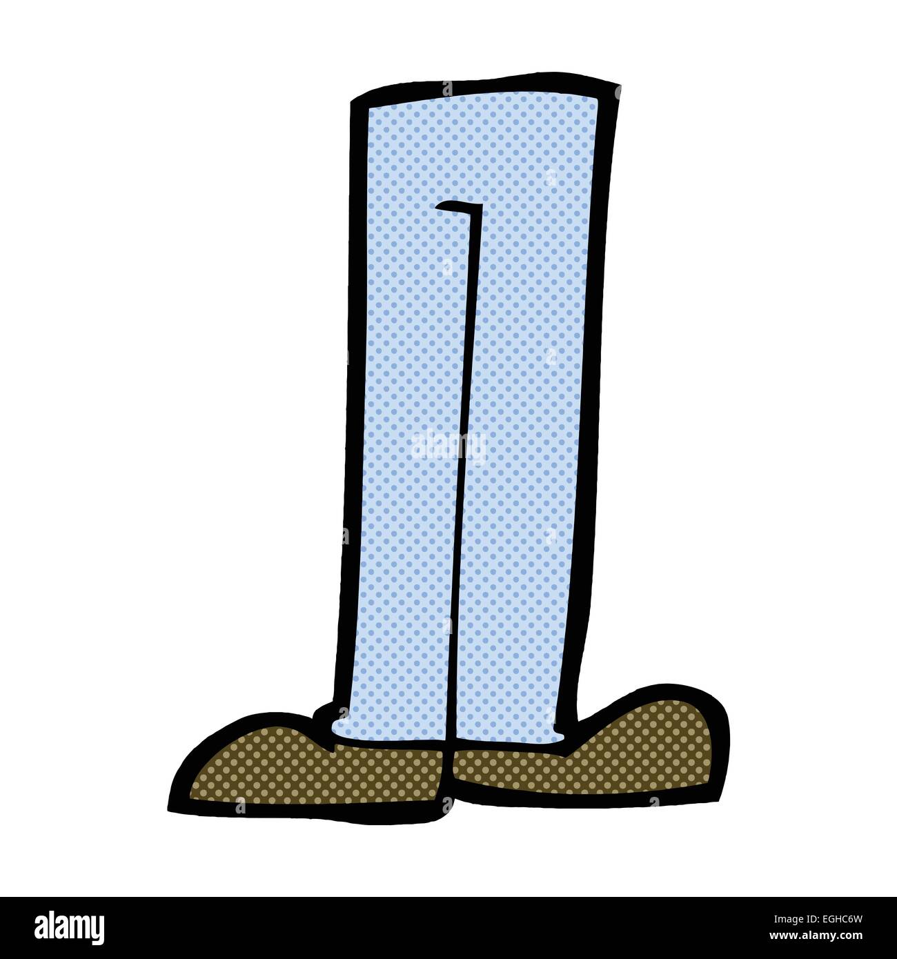 retro comic book style cartoon legs Stock Vector Image & Art - Alamy