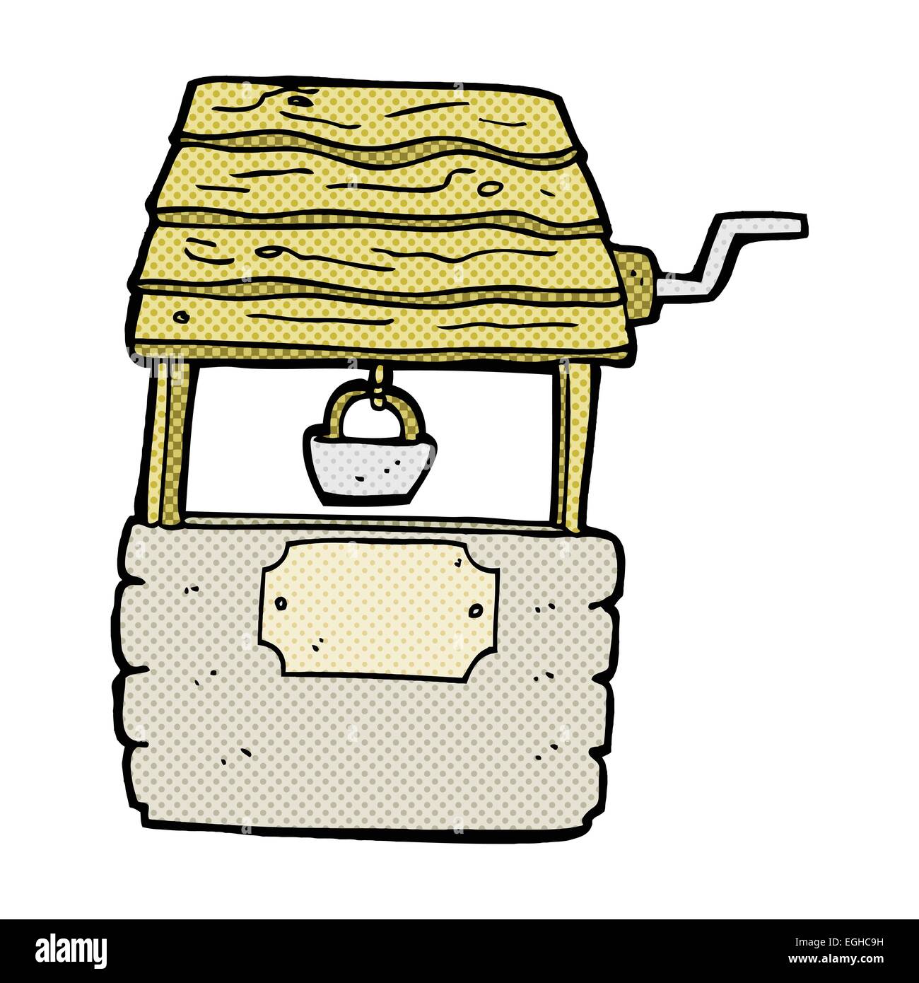 retro comic book style cartoon well Stock Vector Image & Art - Alamy