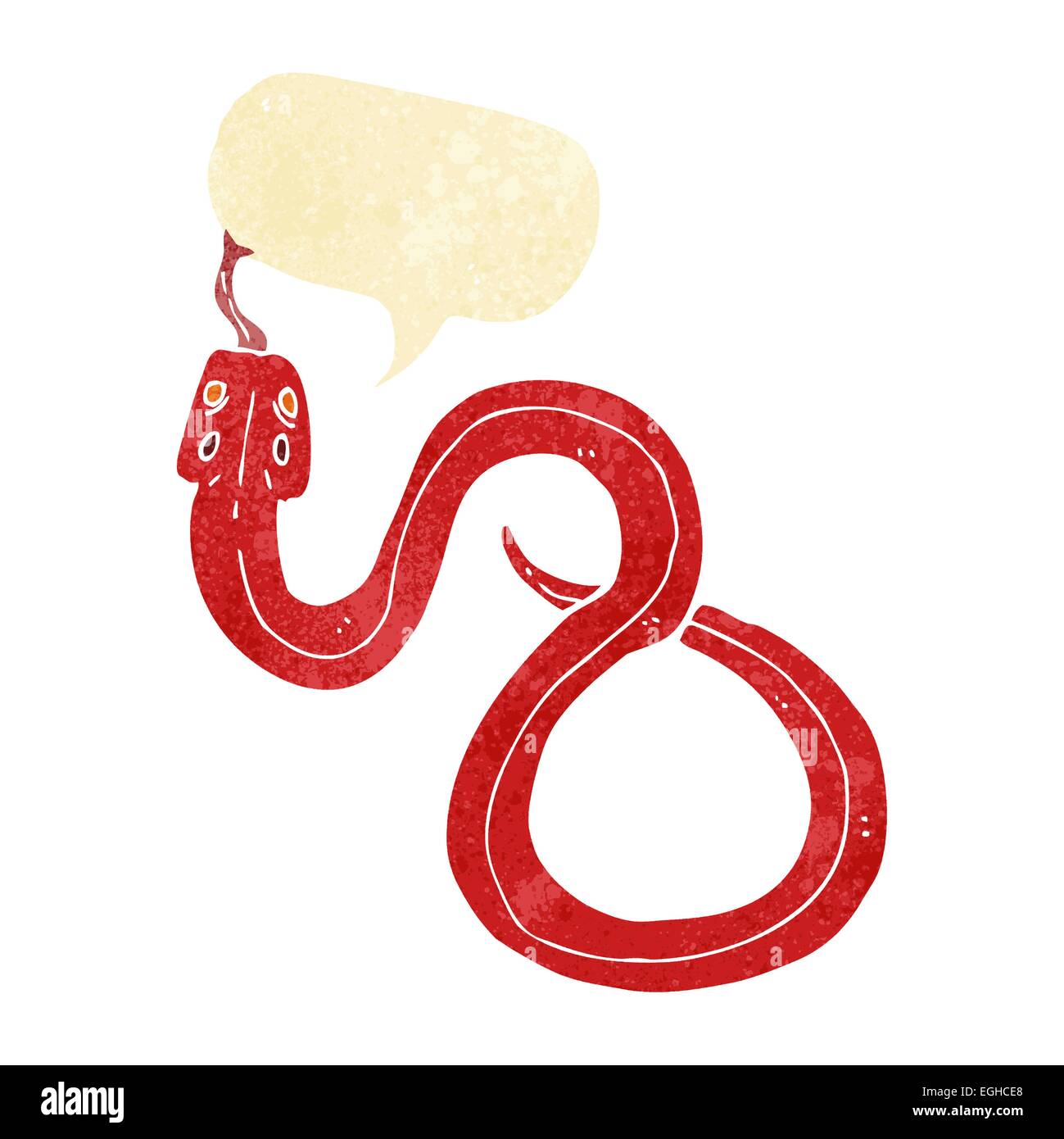 cartoon snake with speech bubble Stock Vector Image & Art - Alamy