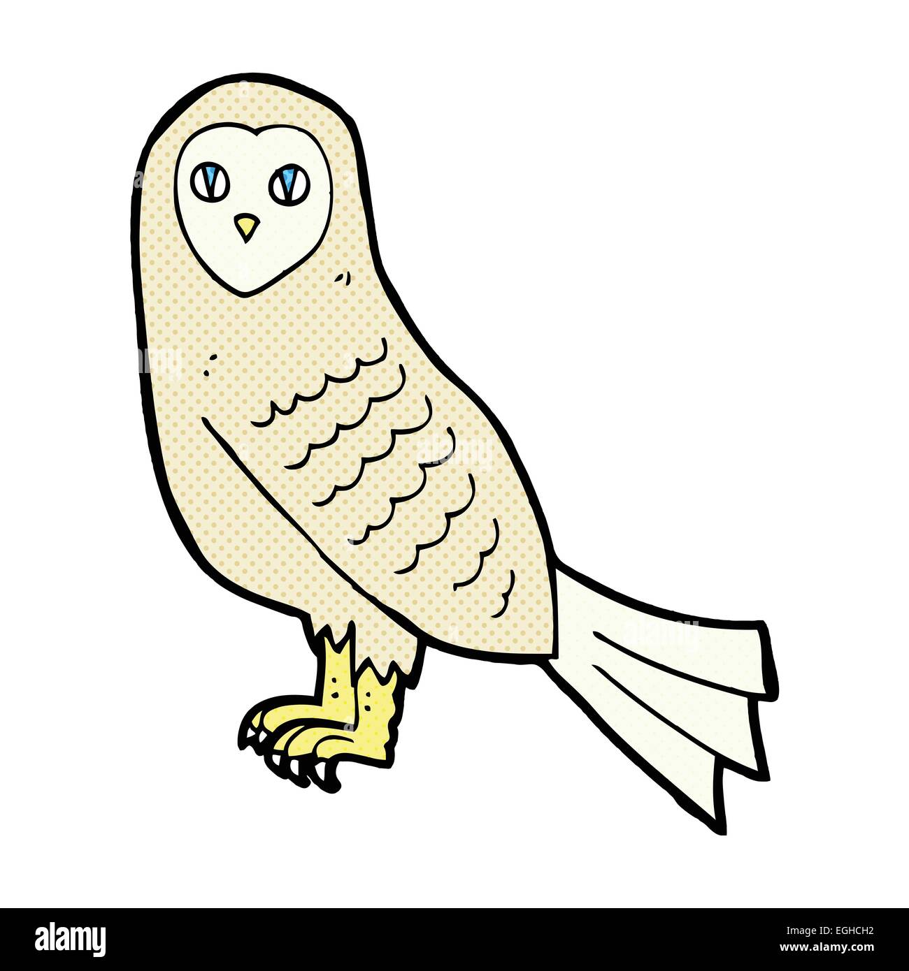 retro comic book style cartoon owl Stock Vector Image & Art - Alamy