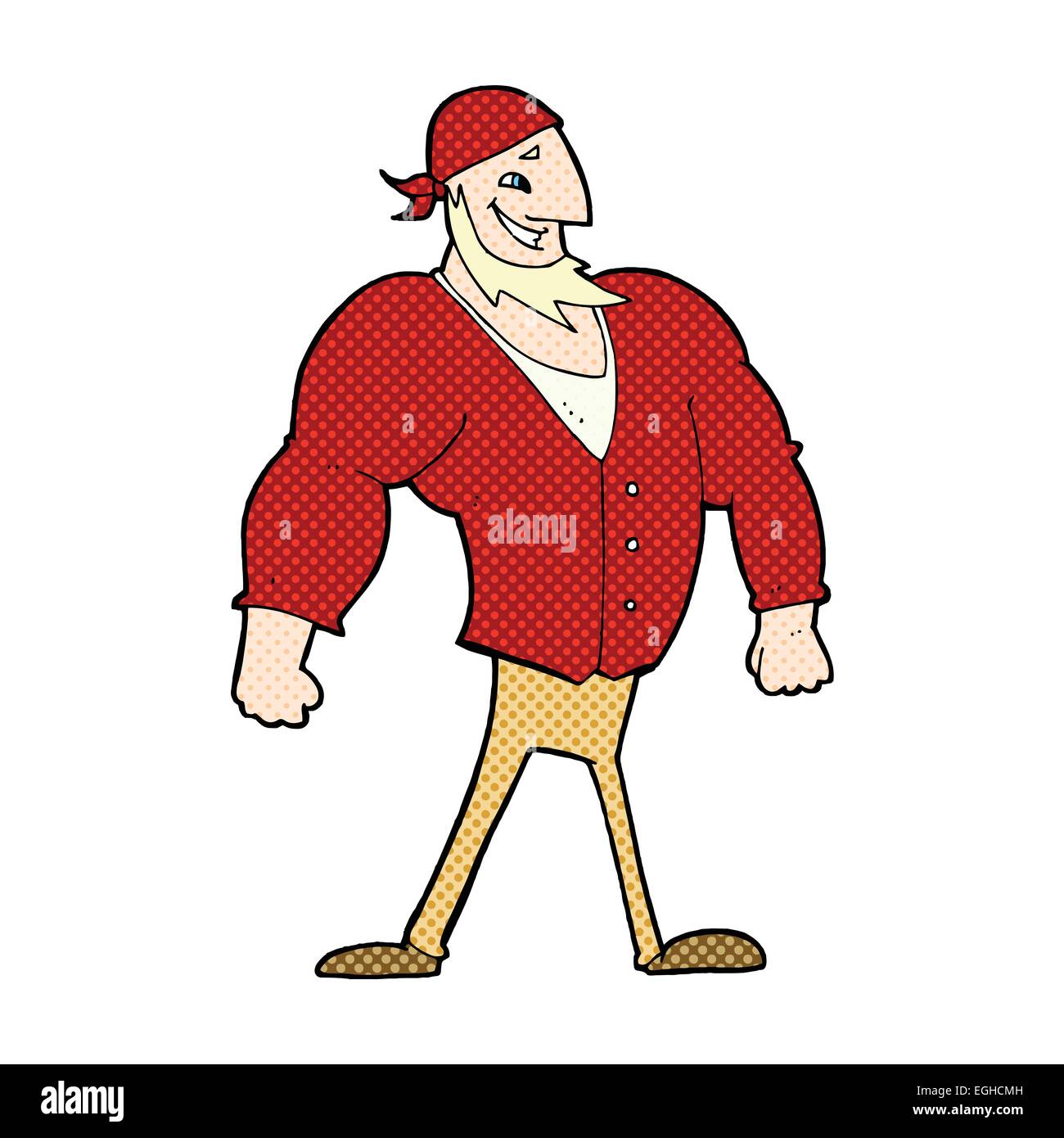 Muscular sailor Stock Vector Images - Alamy