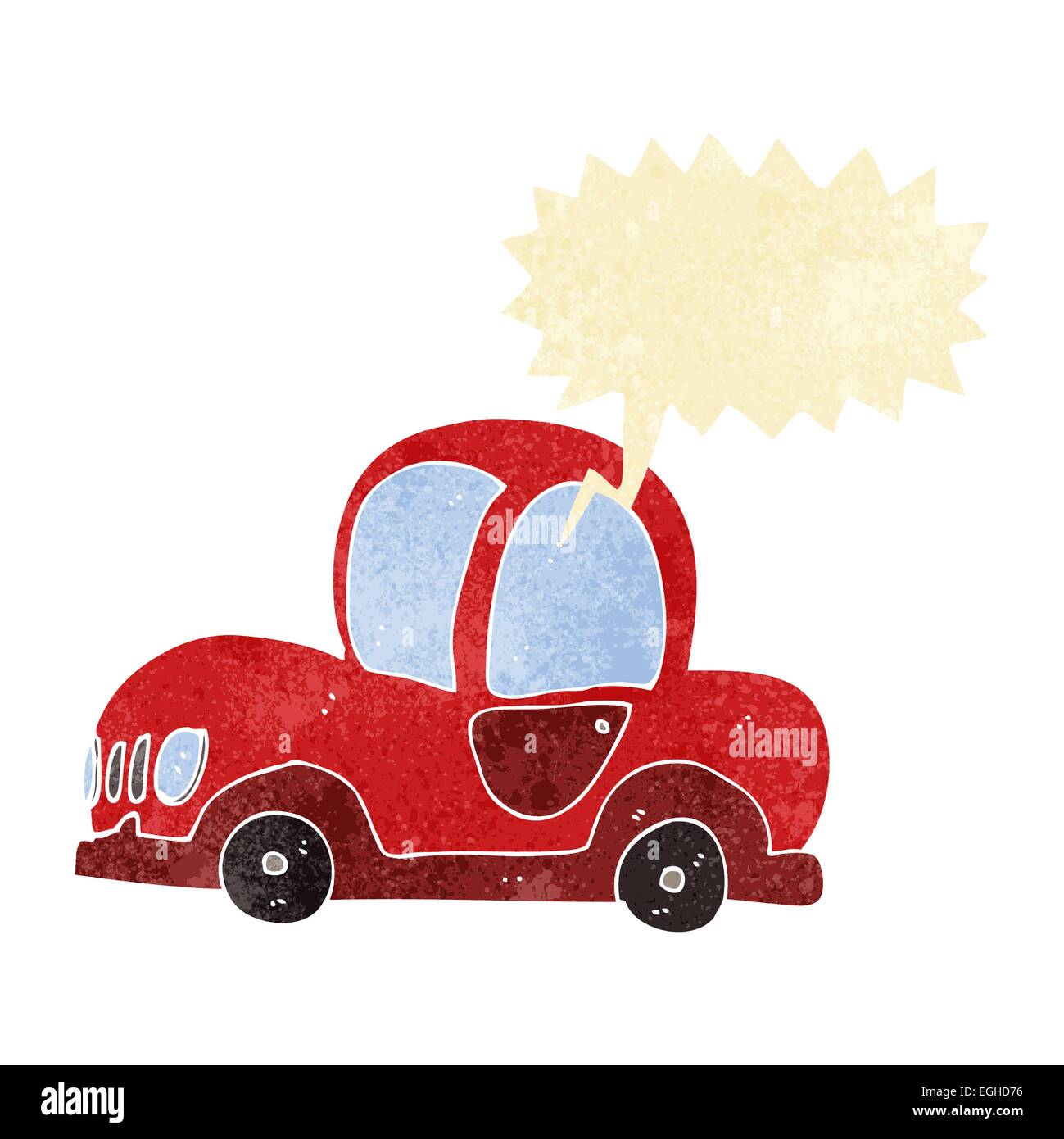 Cartoon car speech bubble hi-res stock photography and images - Alamy