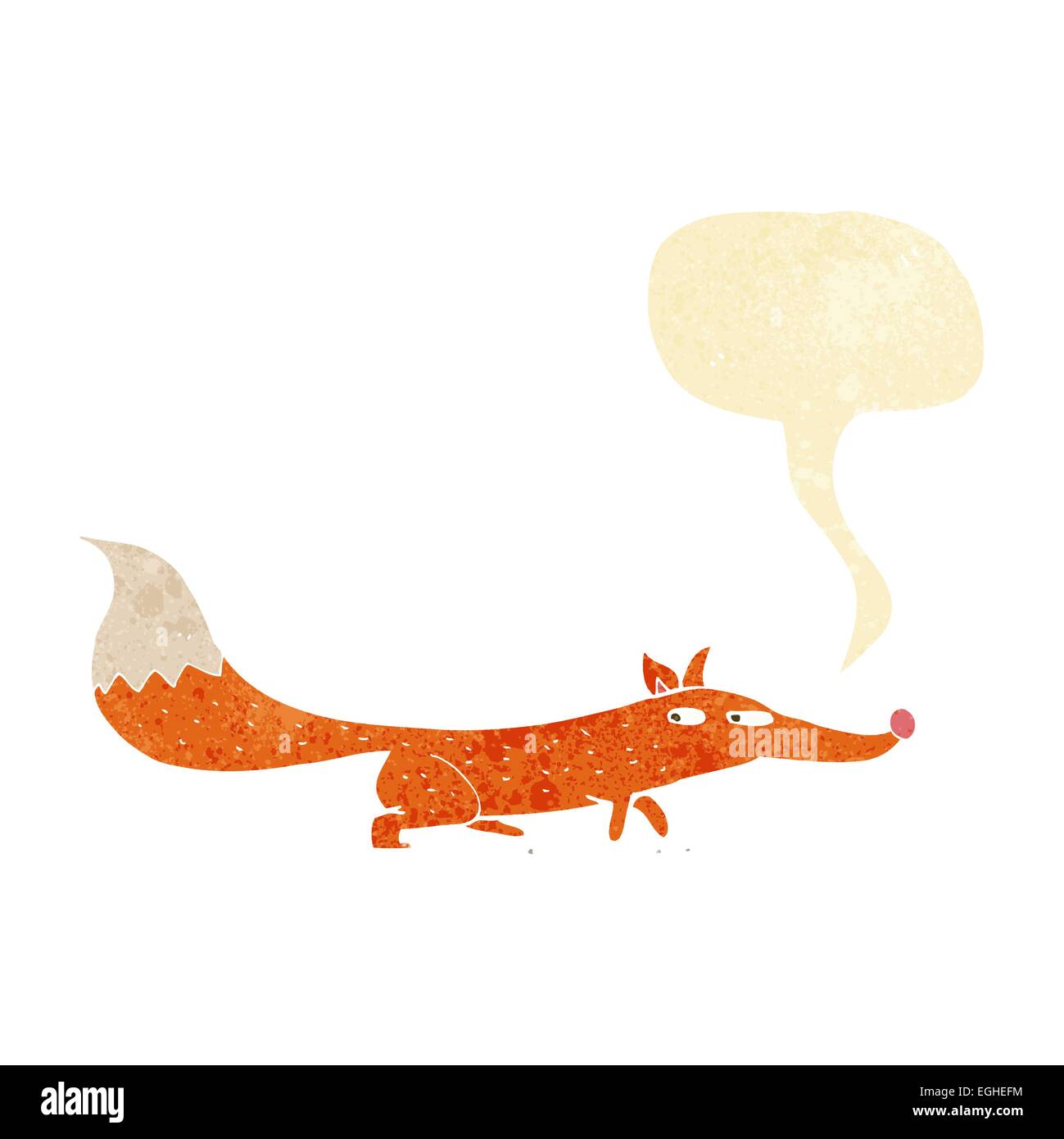 Cartoon illustration fox talking hi-res stock photography and images ...