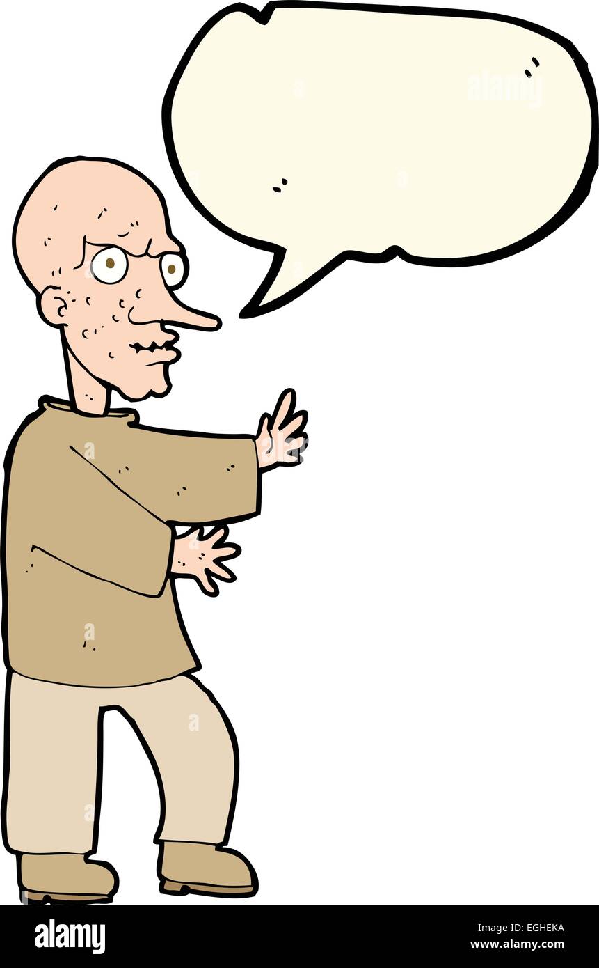 Cartoon mean looking man hi-res stock photography and images - Alamy