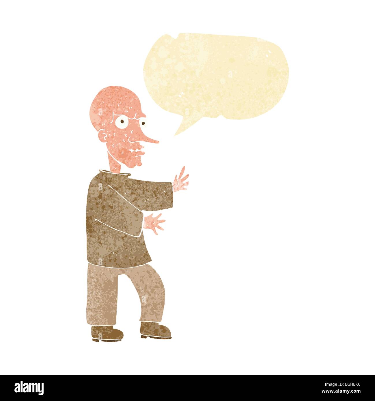 Cartoon mean looking man hi-res stock photography and images - Alamy