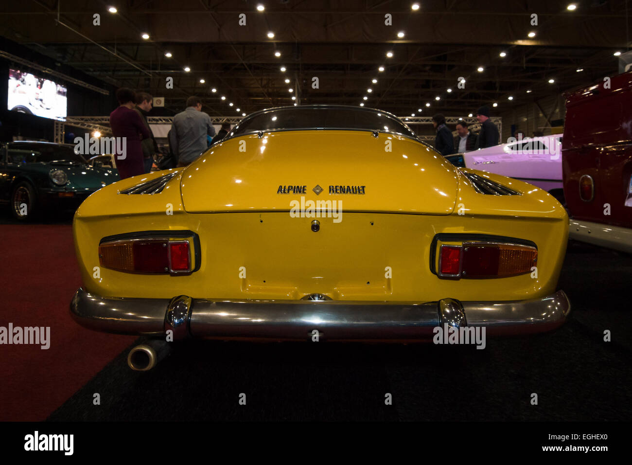 Sports car Renault Alpine A110 "Berlinette". Rear view Stock Photo - Alamy
