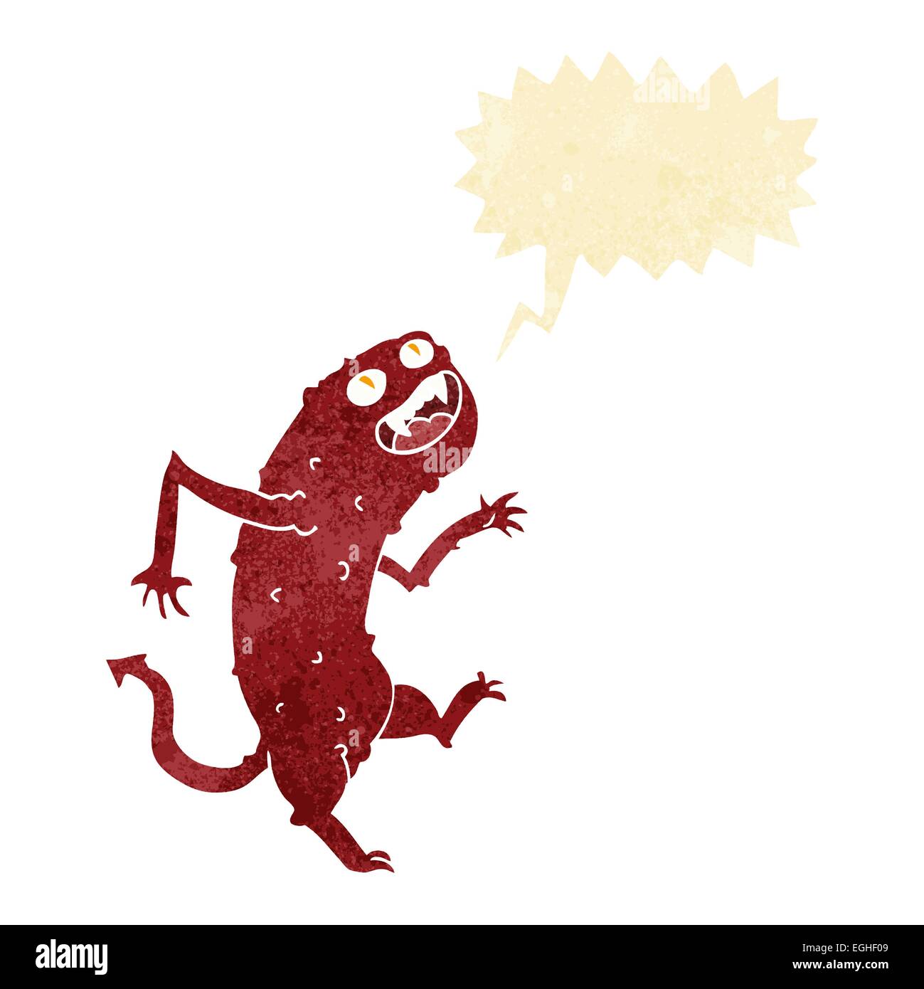 Cartoon spooky demon speech hi-res stock photography and images - Alamy