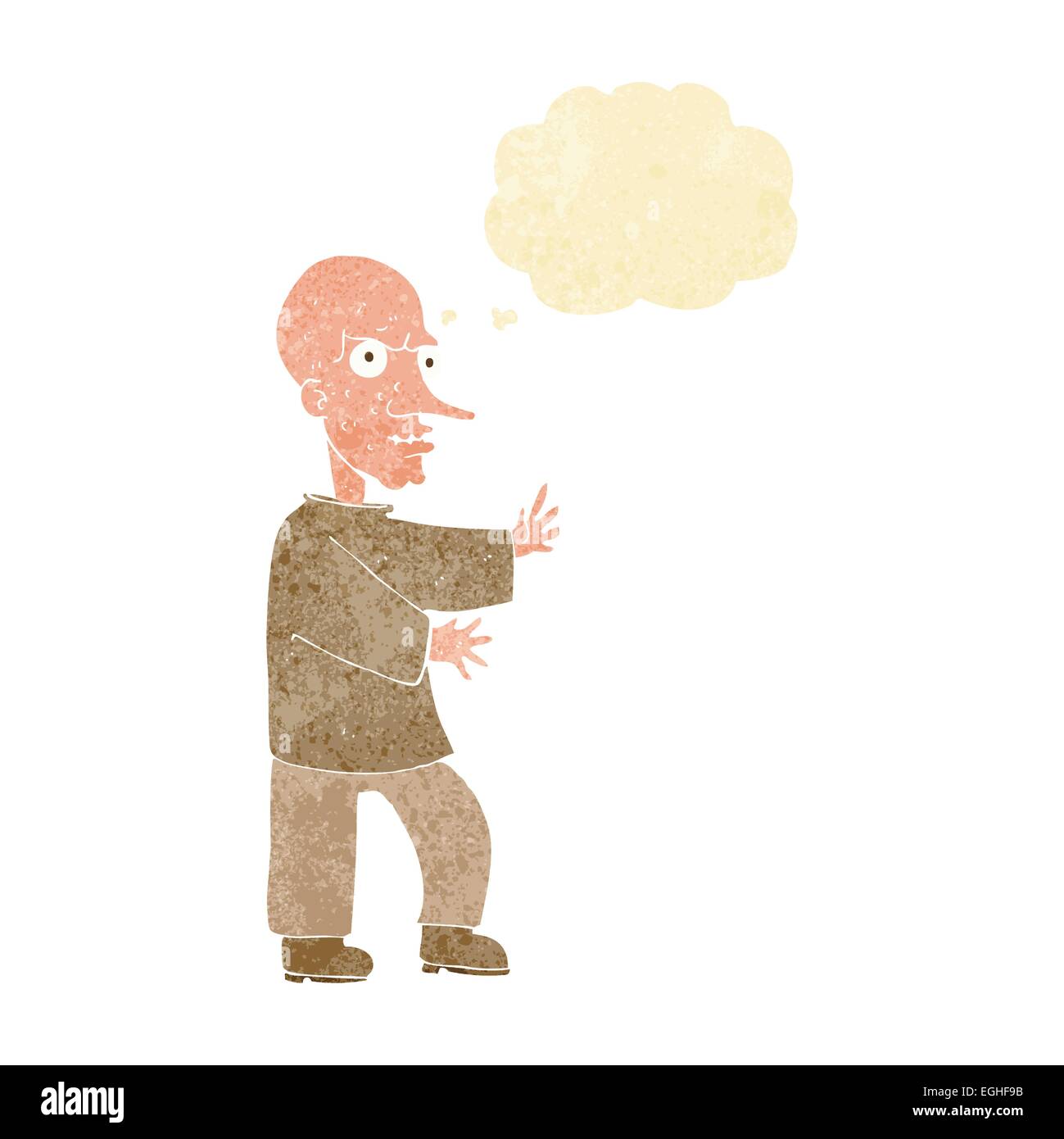 Cartoon mean looking man hi-res stock photography and images - Alamy