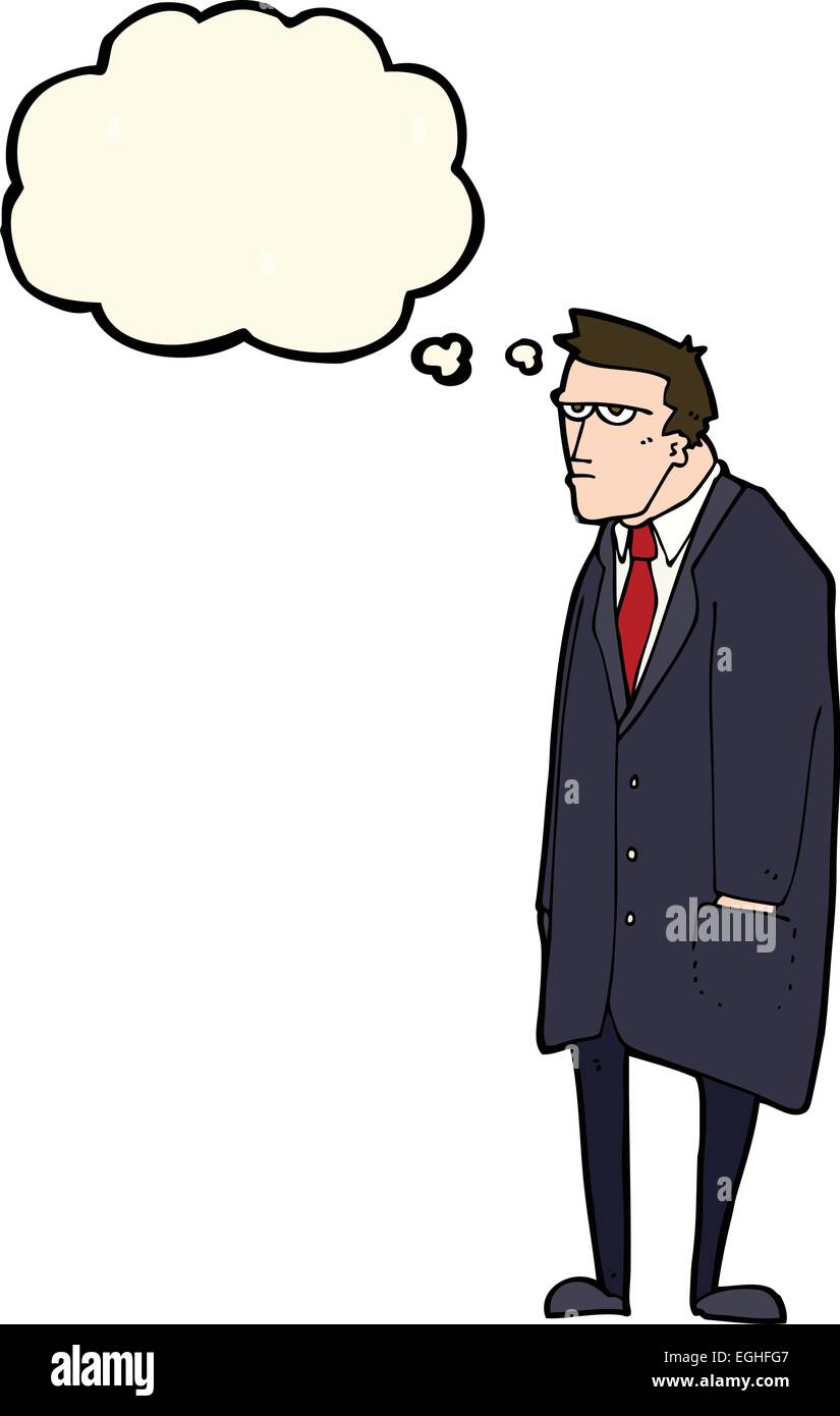 Cartoon bad tempered man Stock Vector Images - Alamy