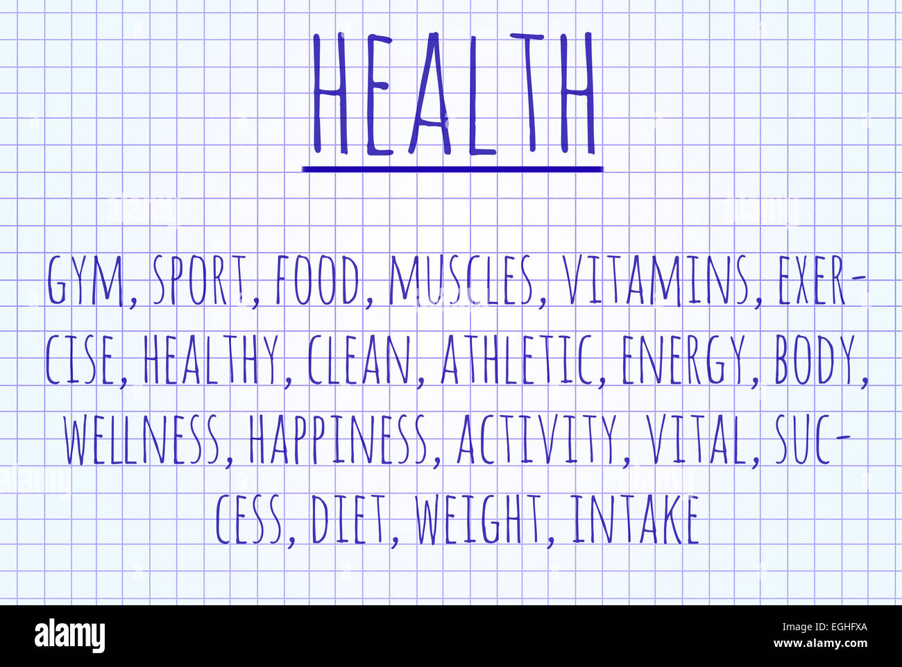 Health word hi-res stock photography and images - Alamy