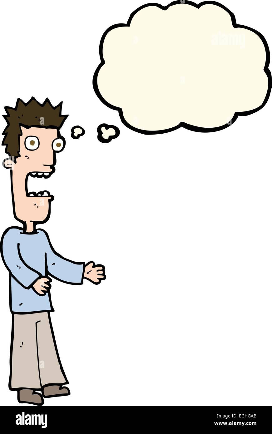 Man freaking out Stock Vector Images - Alamy