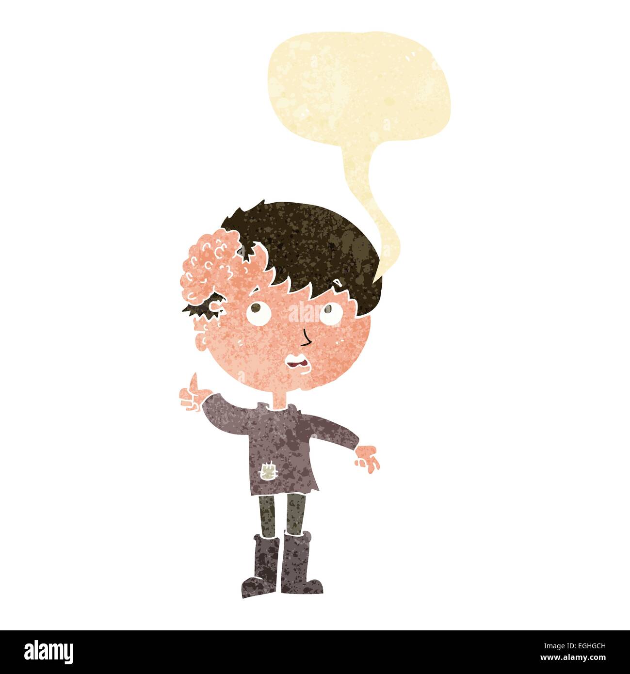 Boy talking head for speech bubble hi-res stock photography and images ...