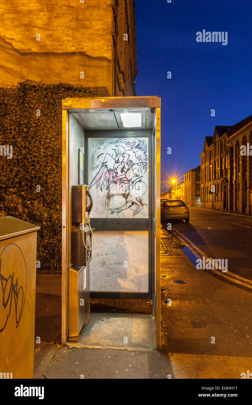 Open Fronted Public Telephone Box on Overstone Road/St Michaels Road ...