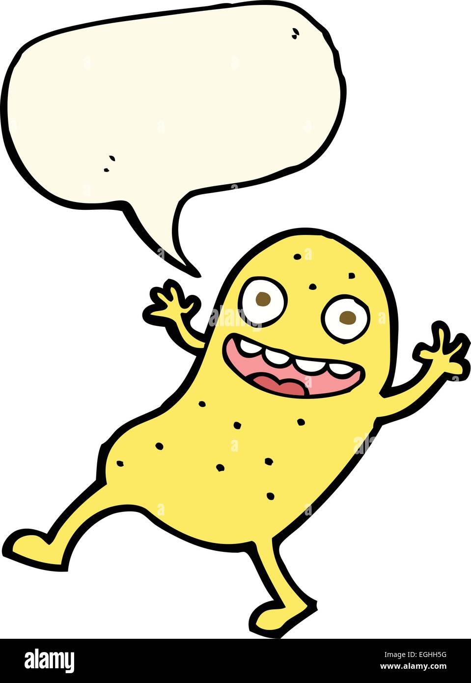 Cartoon illustration potato dancing hi-res stock photography and images ...