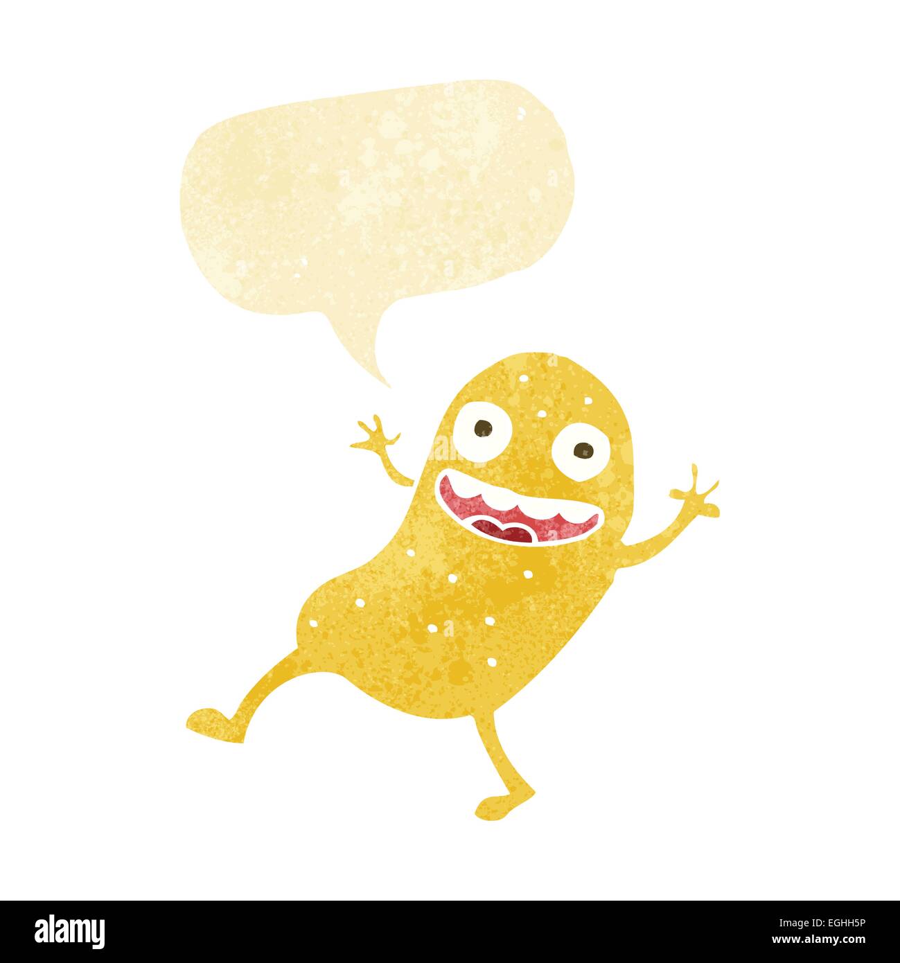 cartoon potato with speech bubble Stock Vector Image & Art - Alamy