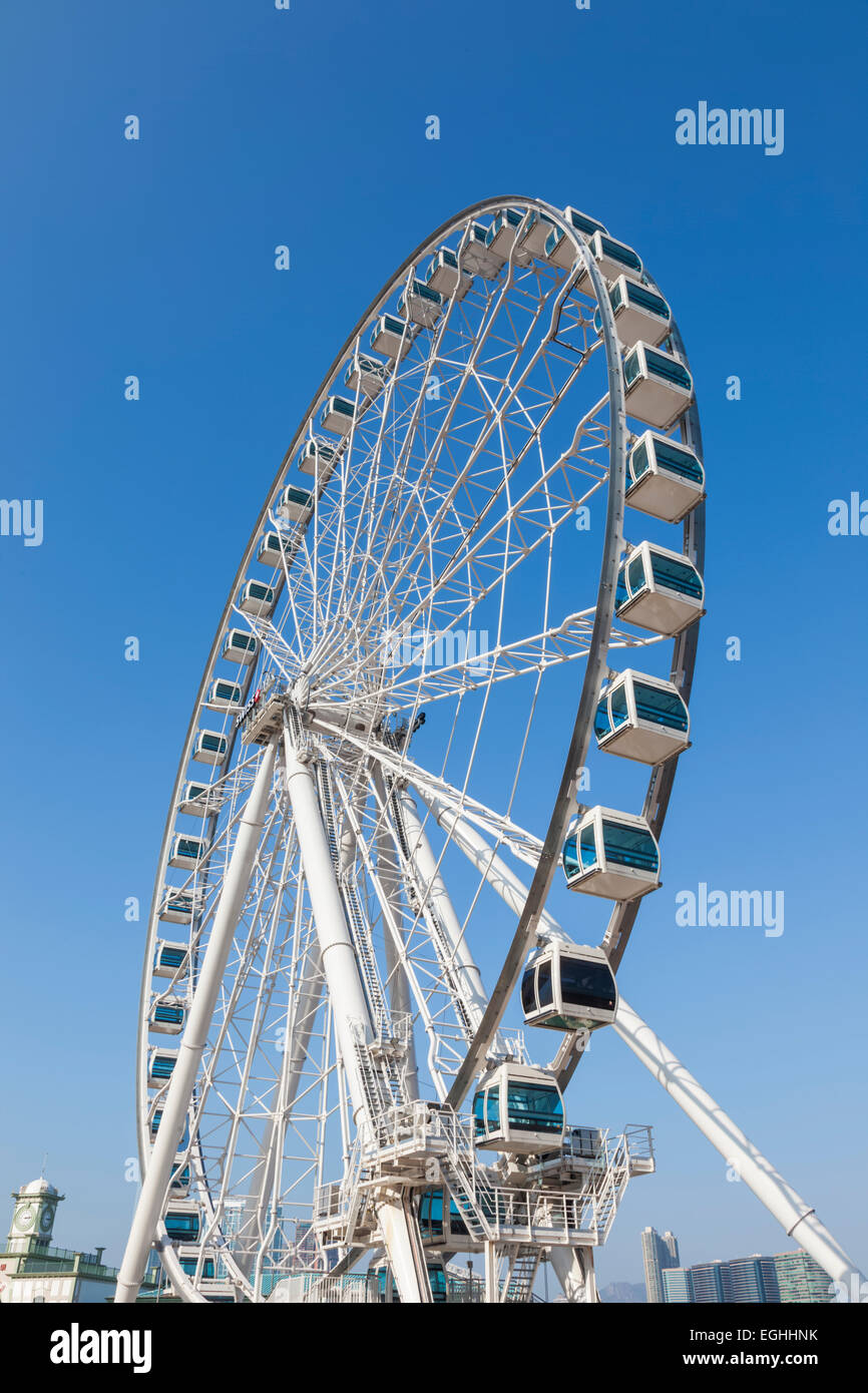 China, Hong Kong, Central, Hong Kong Observation Wheel Stock Photo - Alamy