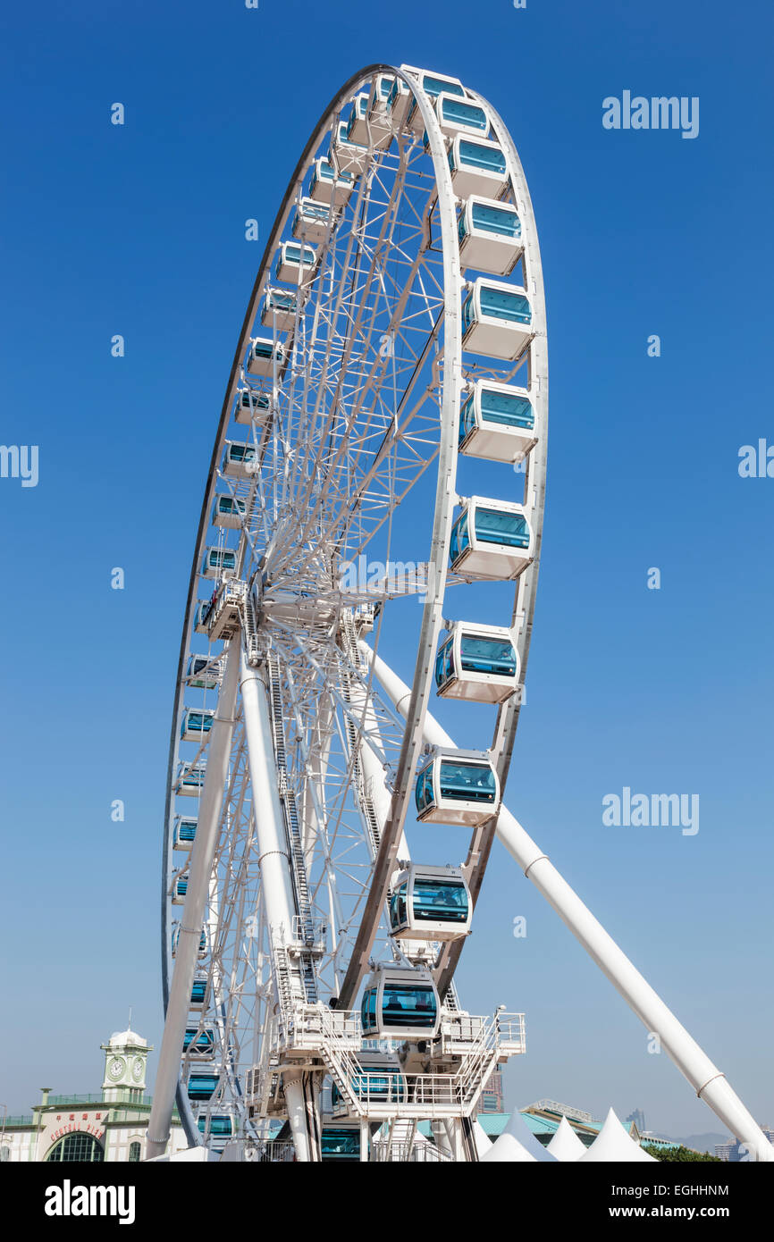 China, Hong Kong, Central, Hong Kong Observation Wheel Stock Photo - Alamy