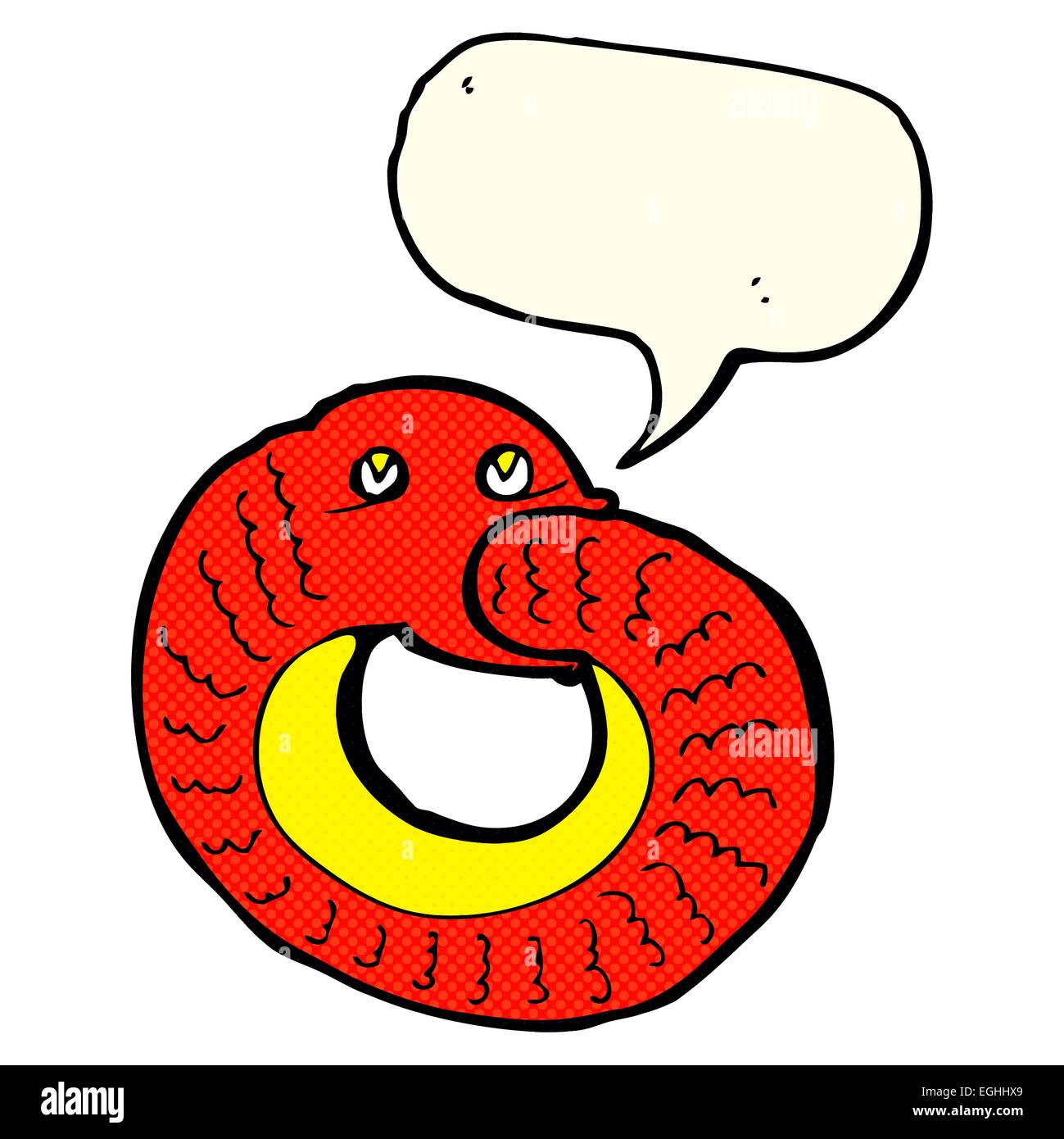 Snake eating its tail drawing Cut Out Stock Images & Pictures - Alamy