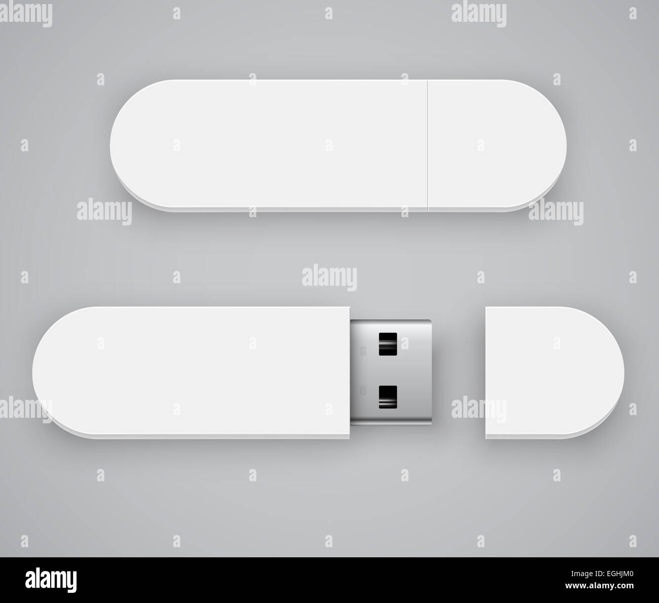 White flash drive Stock Photo - Alamy