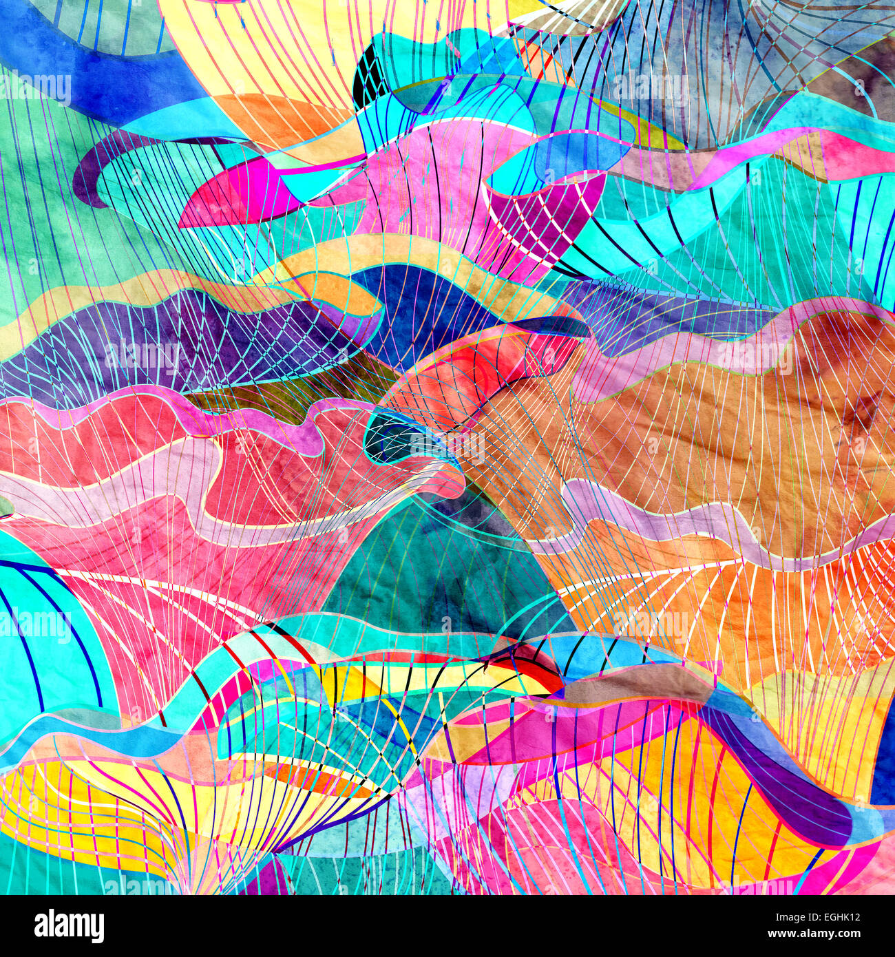 graphic a abstract background with different elements Stock Photo - Alamy