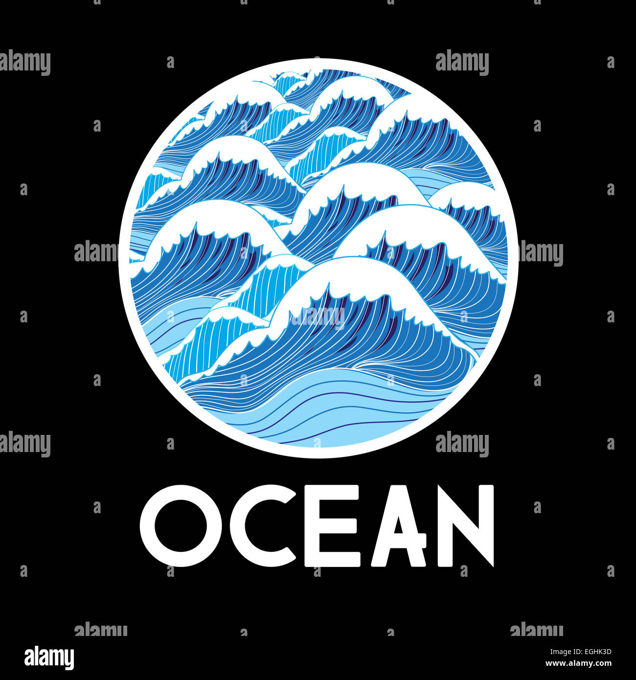 Waves of a circle hi-res stock photography and images - Alamy