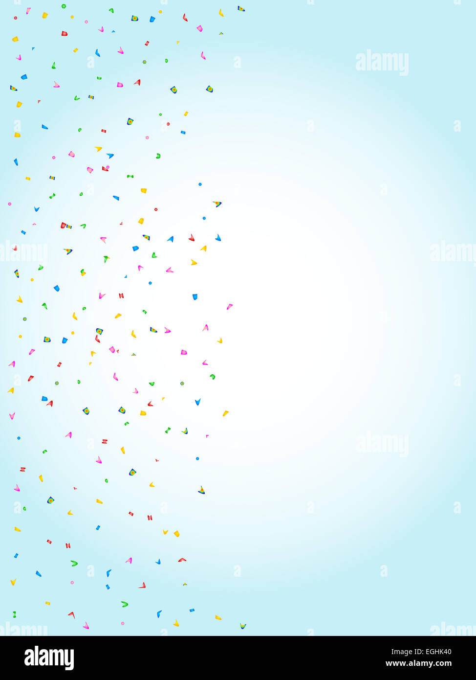 Multi coloured part and wedding confetti background Stock Photo - Alamy