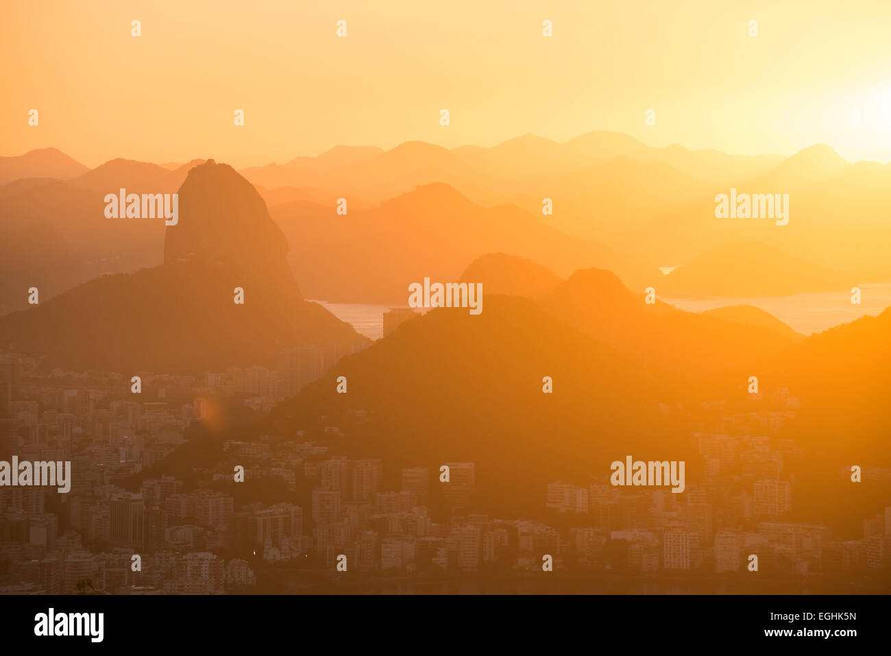 View from Chinese Vista at dawn, Rio de Janeiro, Brazil Stock Photo - Alamy