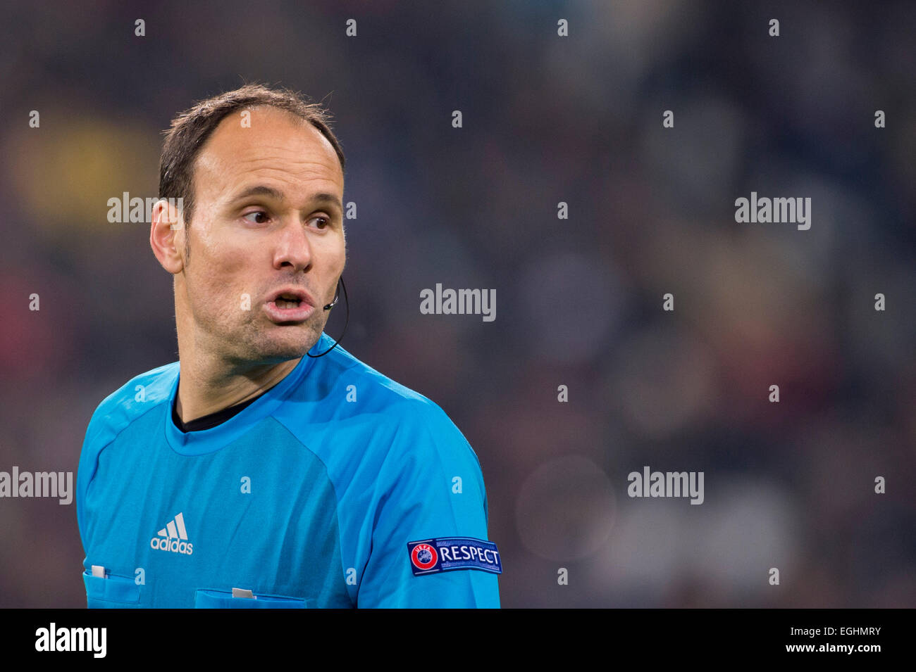Antonio Mateu Lahoz (Referee), FEBRUARY 24, 2015 - Football / Soccer ...