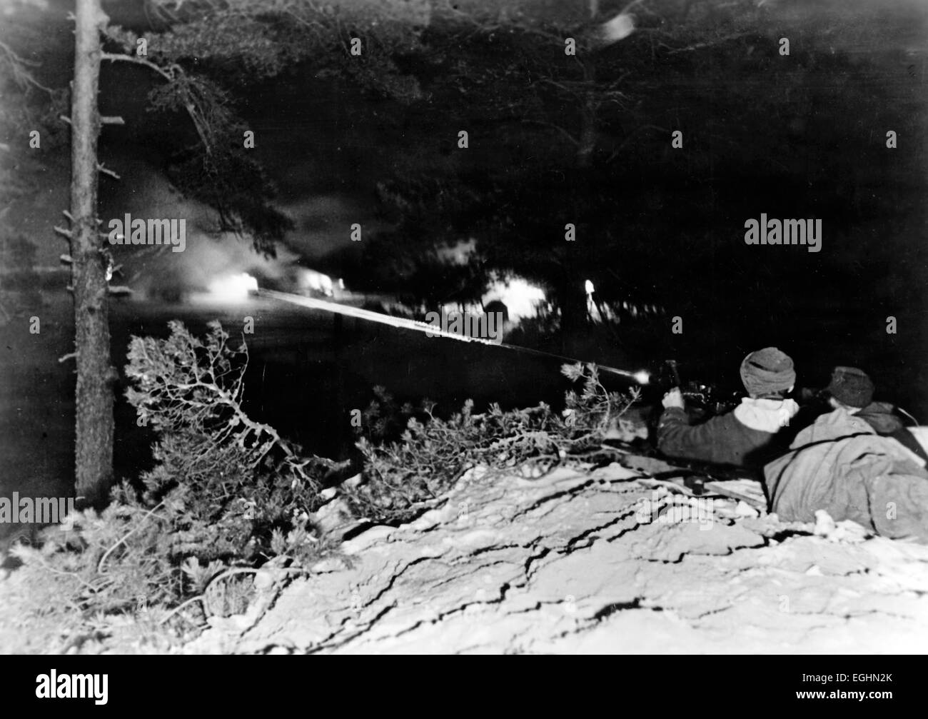 A Nazi propaganda picture shows an assault detachment of the German ...