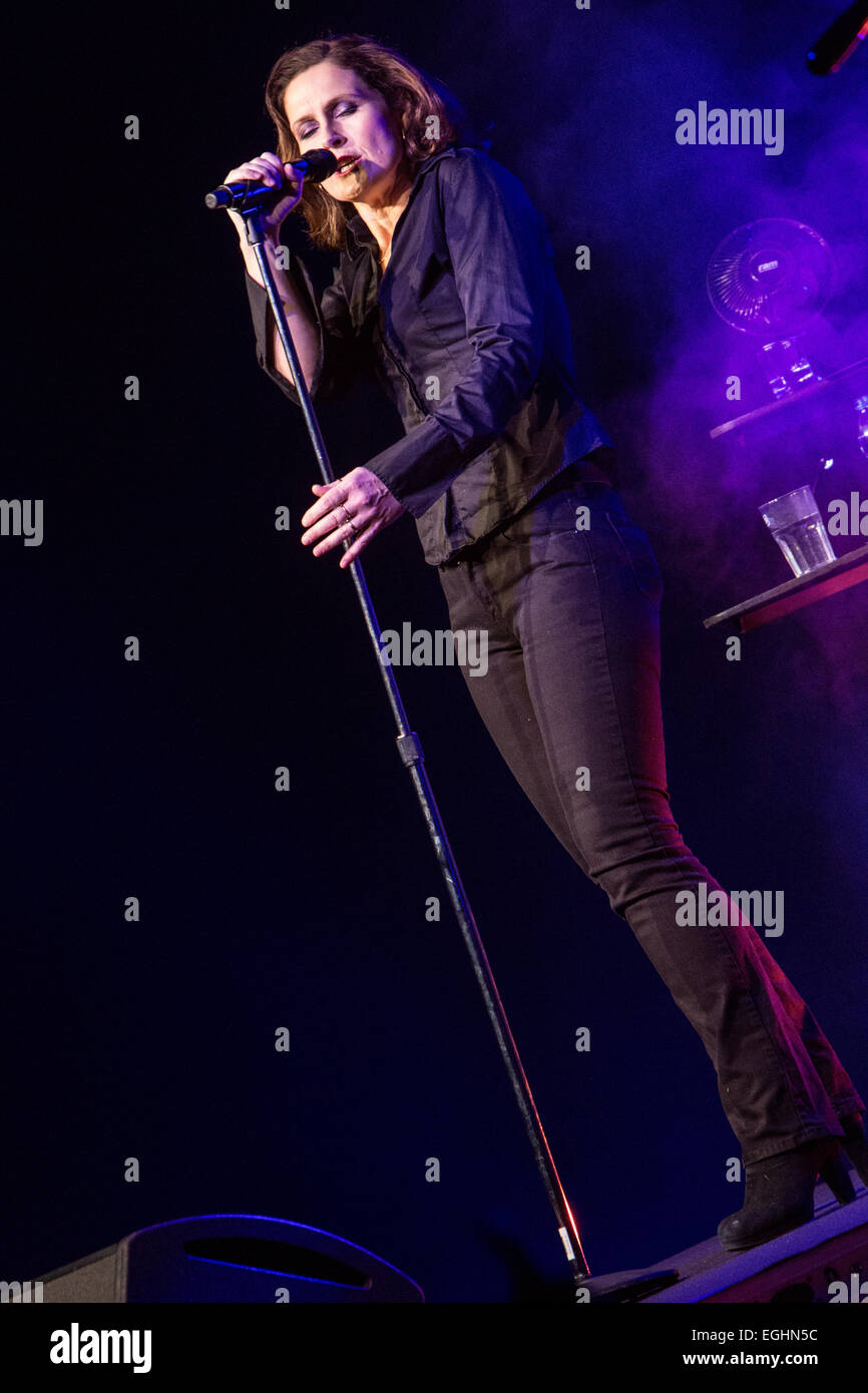Milan Italy. 24th February 2015. The British singer ALISON MOYET ...
