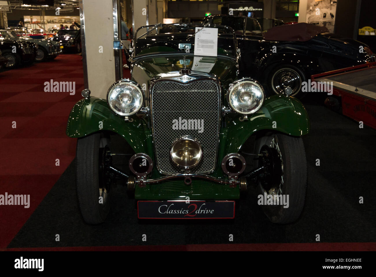 MAASTRICHT, NETHERLANDS - JANUARY 08, 2015: Sports car Singer Nine Le ...