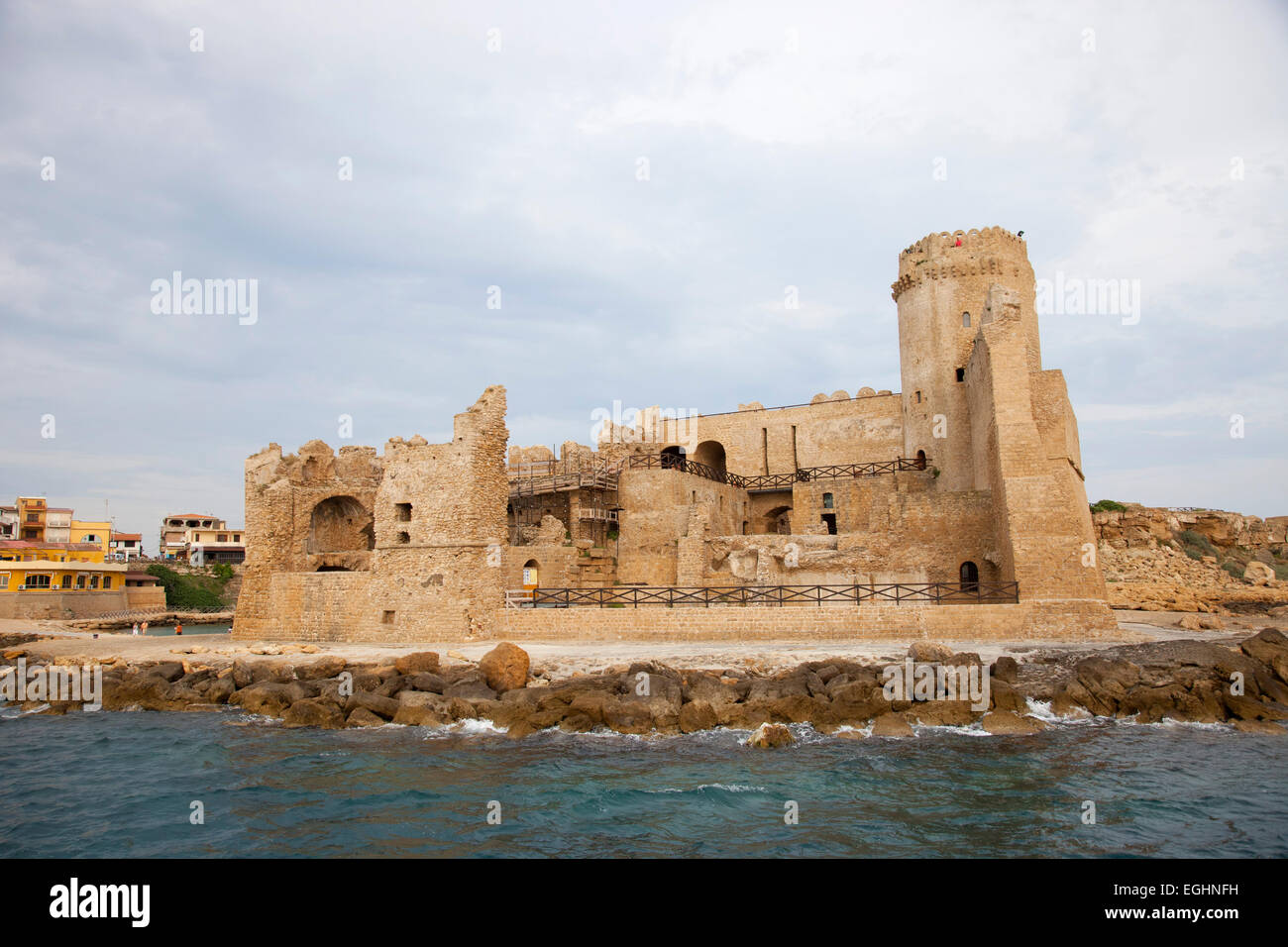 protected area of capo rizzuto, castle aragonese, le castella, crotone ...