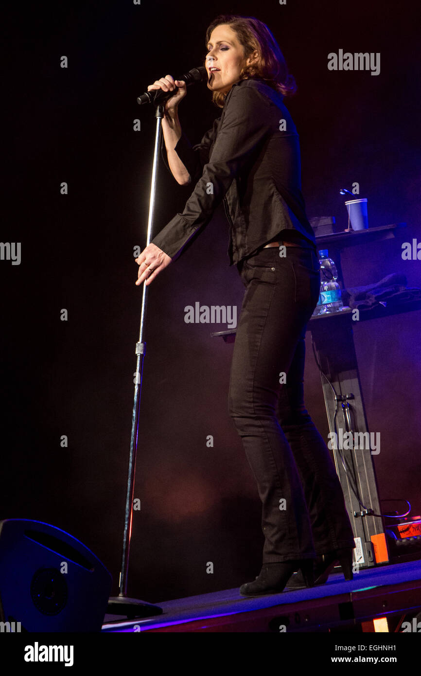 Milan Italy. 24th February 2015. The British singer ALISON MOYET ...
