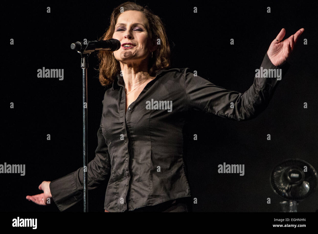 Milan Italy. 24th February 2015. The British singer ALISON MOYET ...