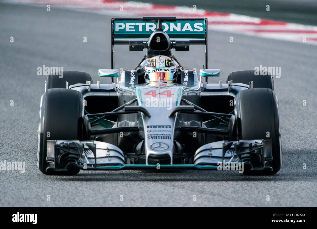 Mercedes amg f1 w06 of lewis hamilton hi-res stock photography and ...