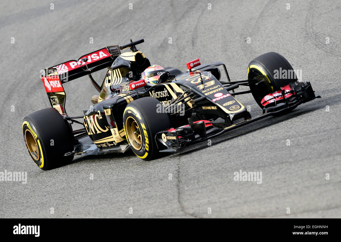 Pastor Maldonado (VEN), Lotus F1 Team E23, Formula 1 testing sessions ...