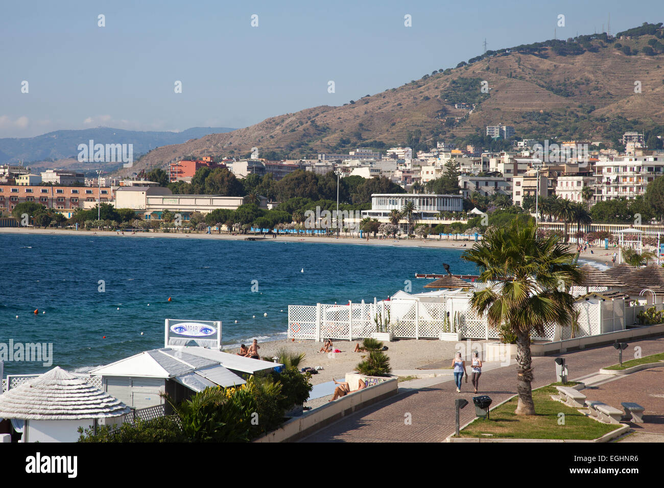 promenade, reggio calabria, calabria, italy, europe Stock Photo - Alamy