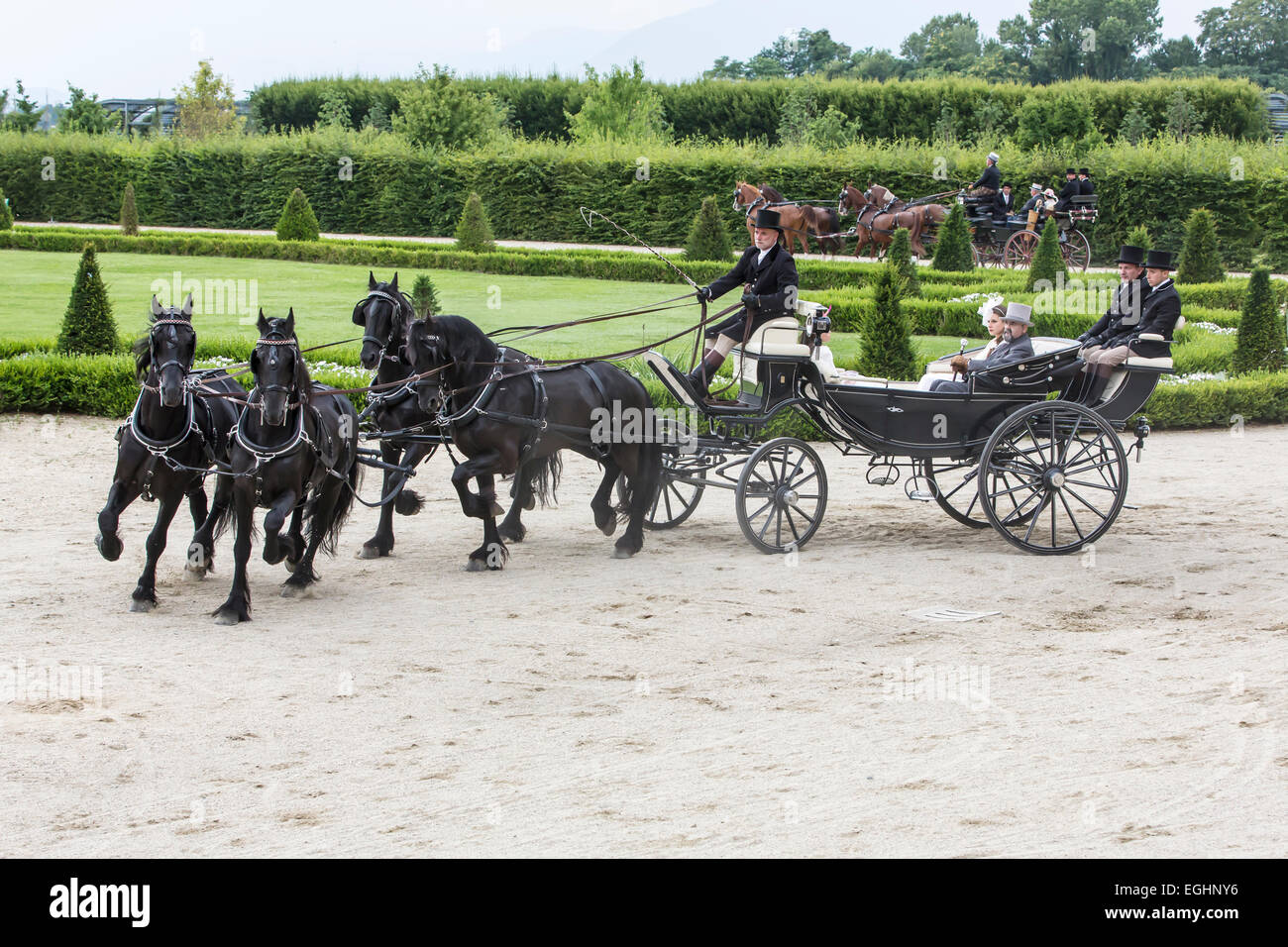 International competition for traditional carriages "La Venaria Reale ...