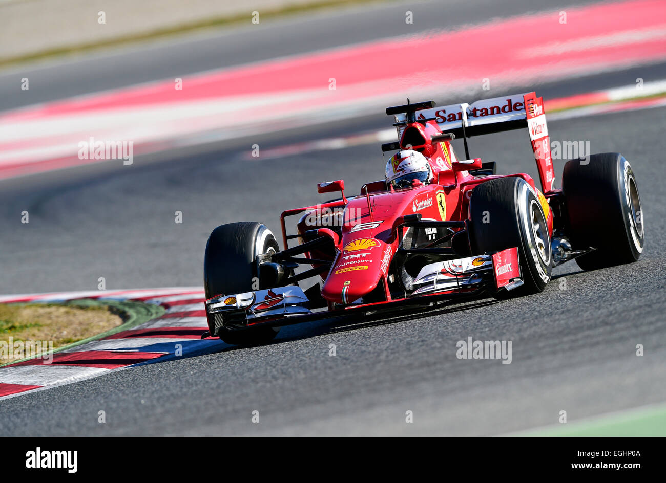 Sebastian Vettel (GER), Scuderia Ferrari SF15-T, Formula 1 testing ...
