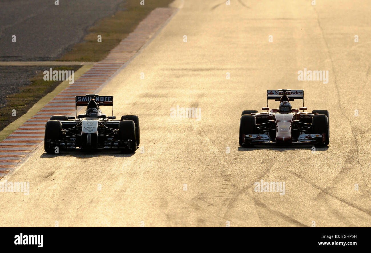Circuit de Catalunya Montmelo near Barcelona, Spain 19.-22.2.15 ...