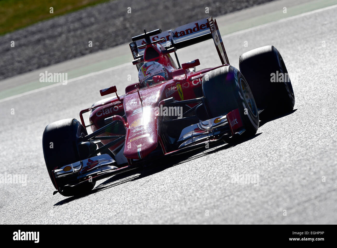Sebastian Vettel (GER), Scuderia Ferrari SF15-T, Formula 1 testing ...