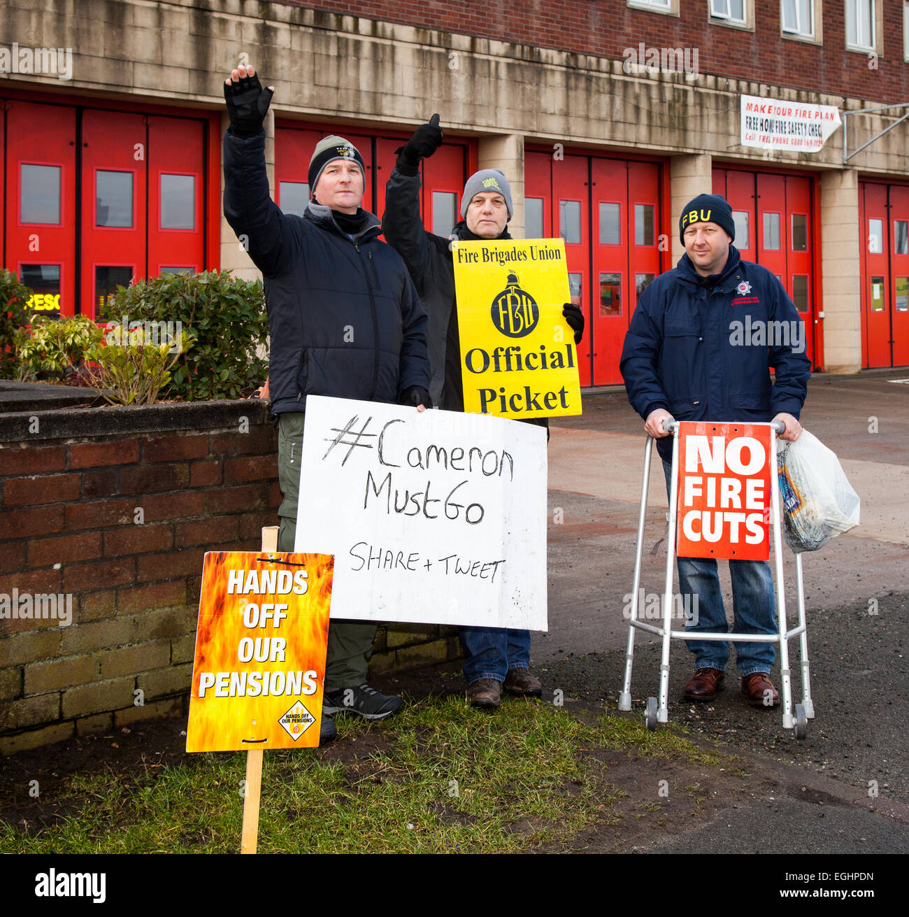 Lancashire fire brigades union hi-res stock photography and images - Alamy