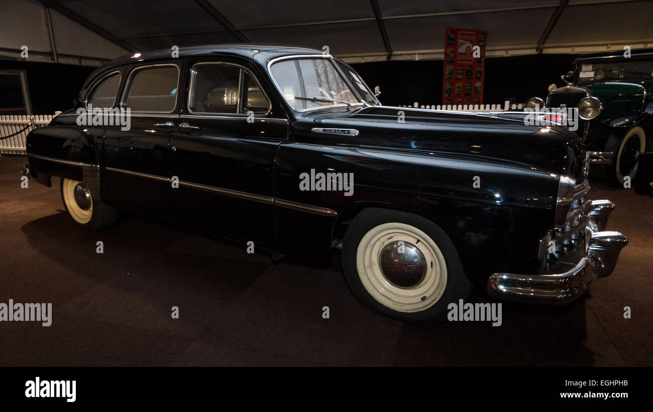 Soviet full-size luxury car GAZ-12 ZIM, 1956 Stock Photo - Alamy