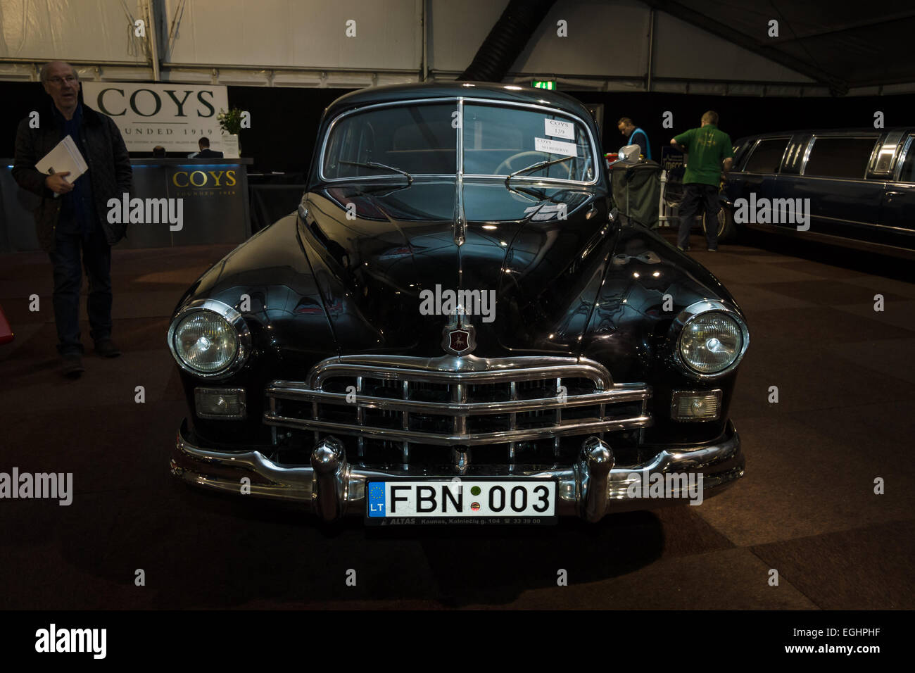 Soviet full-size luxury car GAZ-12 ZIM, 1956 Stock Photo - Alamy