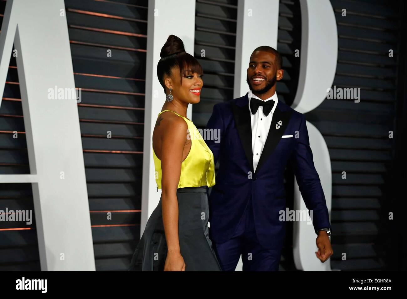 Feb. 23, 2015 - Beverly Hills, CA, USA - Jada Crawley, Chris Paul ...