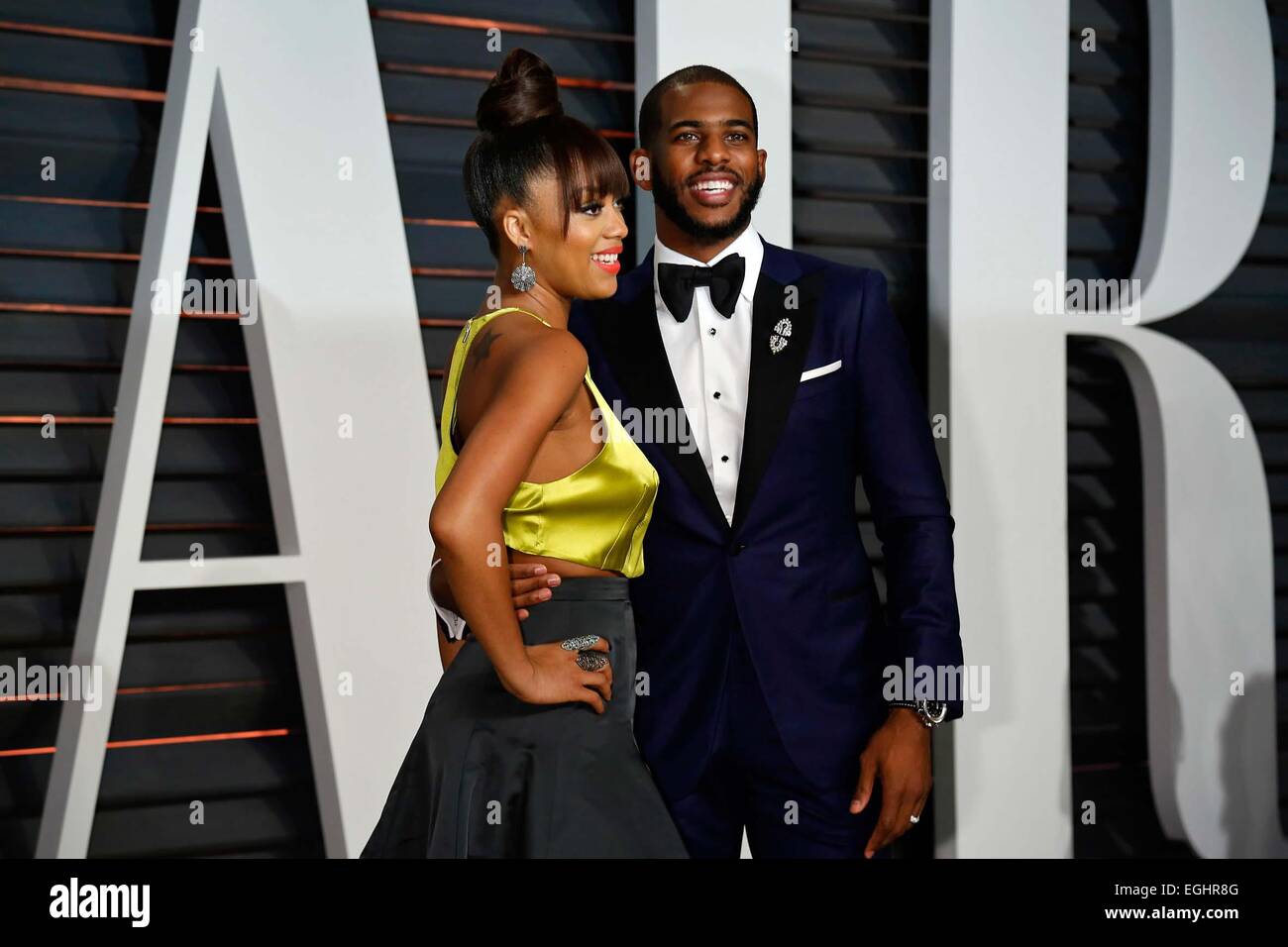 Feb. 23, 2015 - Beverly Hills, CA, USA - Jada Crawley, Chris Paul ...