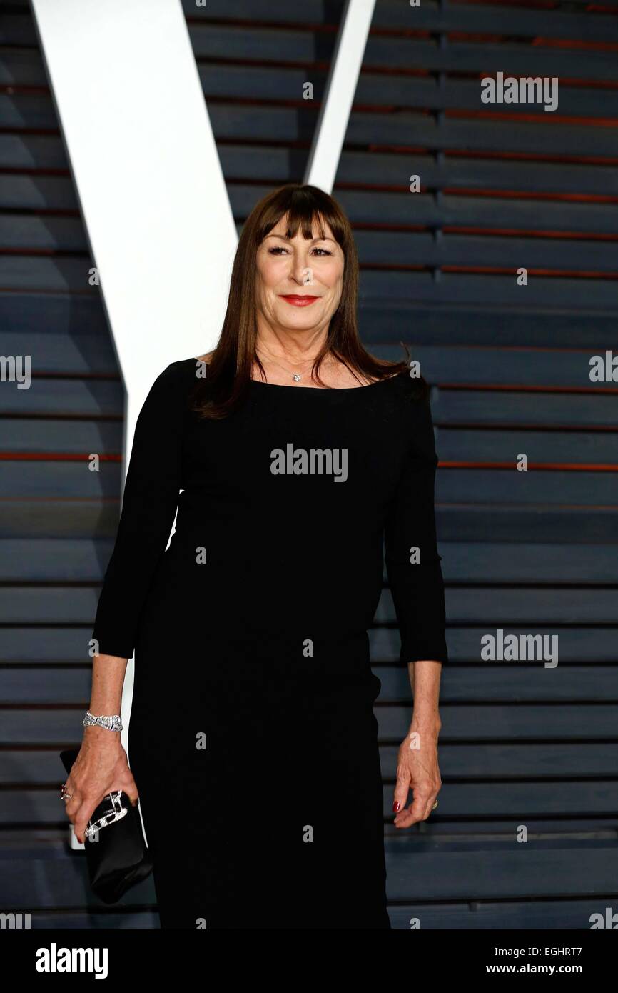 Feb. 23, 2015 - Beverly Hills, CA, USA - Anjelica Huston.Vanity Fair ...