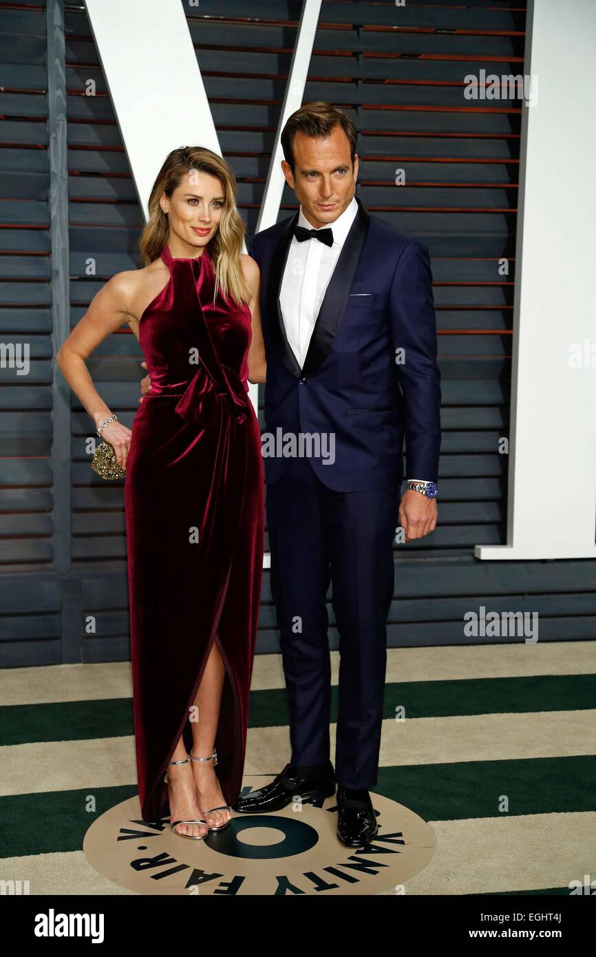 Beverly Hills, CA, USA. 23rd Feb, 2015. Arielle Vandenberg, Will Arnett ...