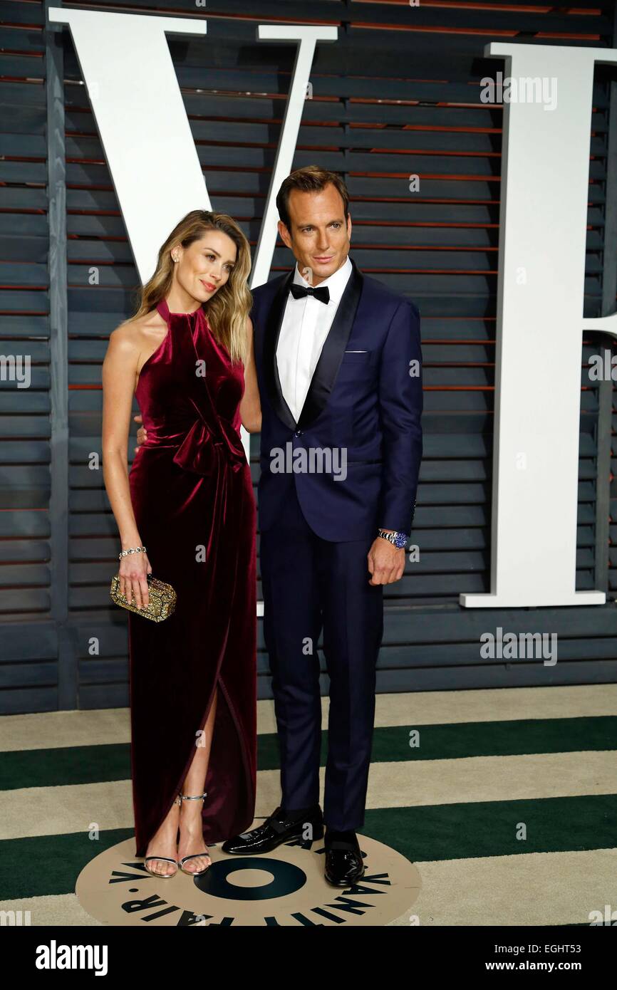 Beverly Hills, CA, USA. 23rd Feb, 2015. Arielle Vandenberg, Will Arnett ...