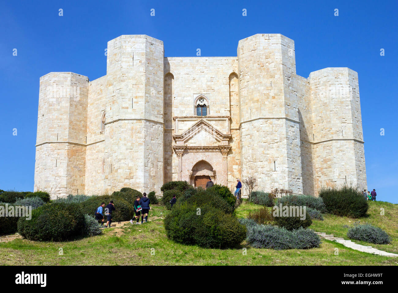 Italy, Apulia, Andria, Castel del Monte Stock Photo - Alamy